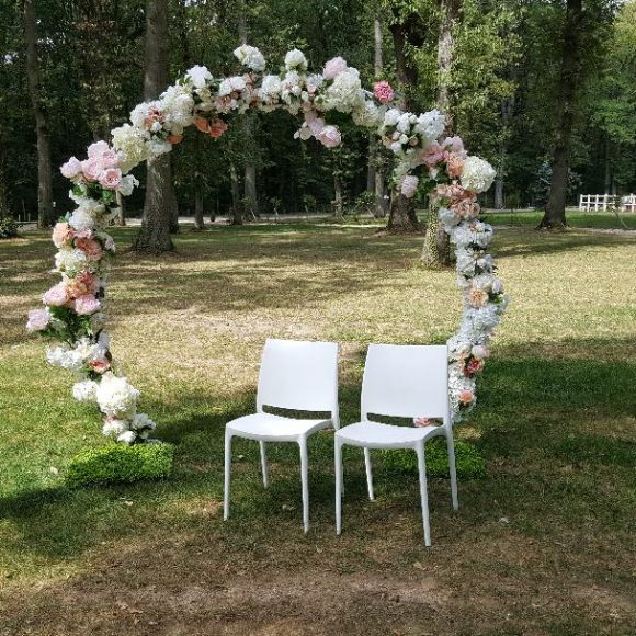 Arche ronde en kit fleuri - Location arche ronde Deco Mariage - Artnuptial Arche ronde en kit fleuri - Location arche ronde Deco Mariage - Artnuptial