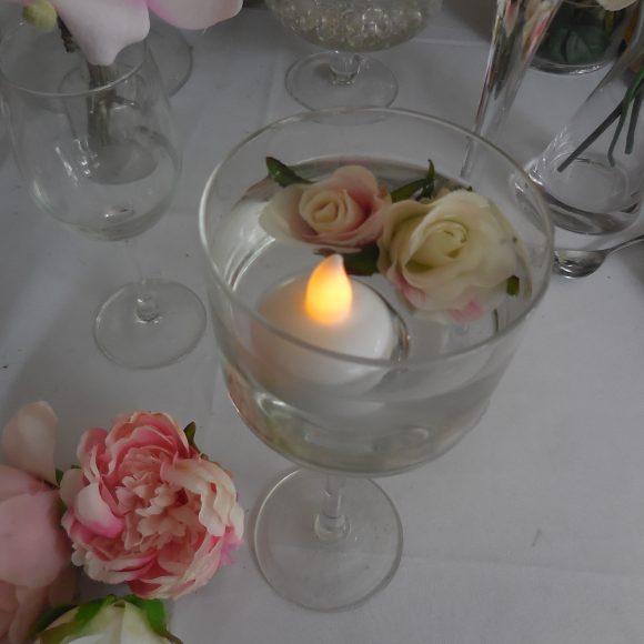 Bougie flottante à leds pour photophores - Location* bougie flottante ...