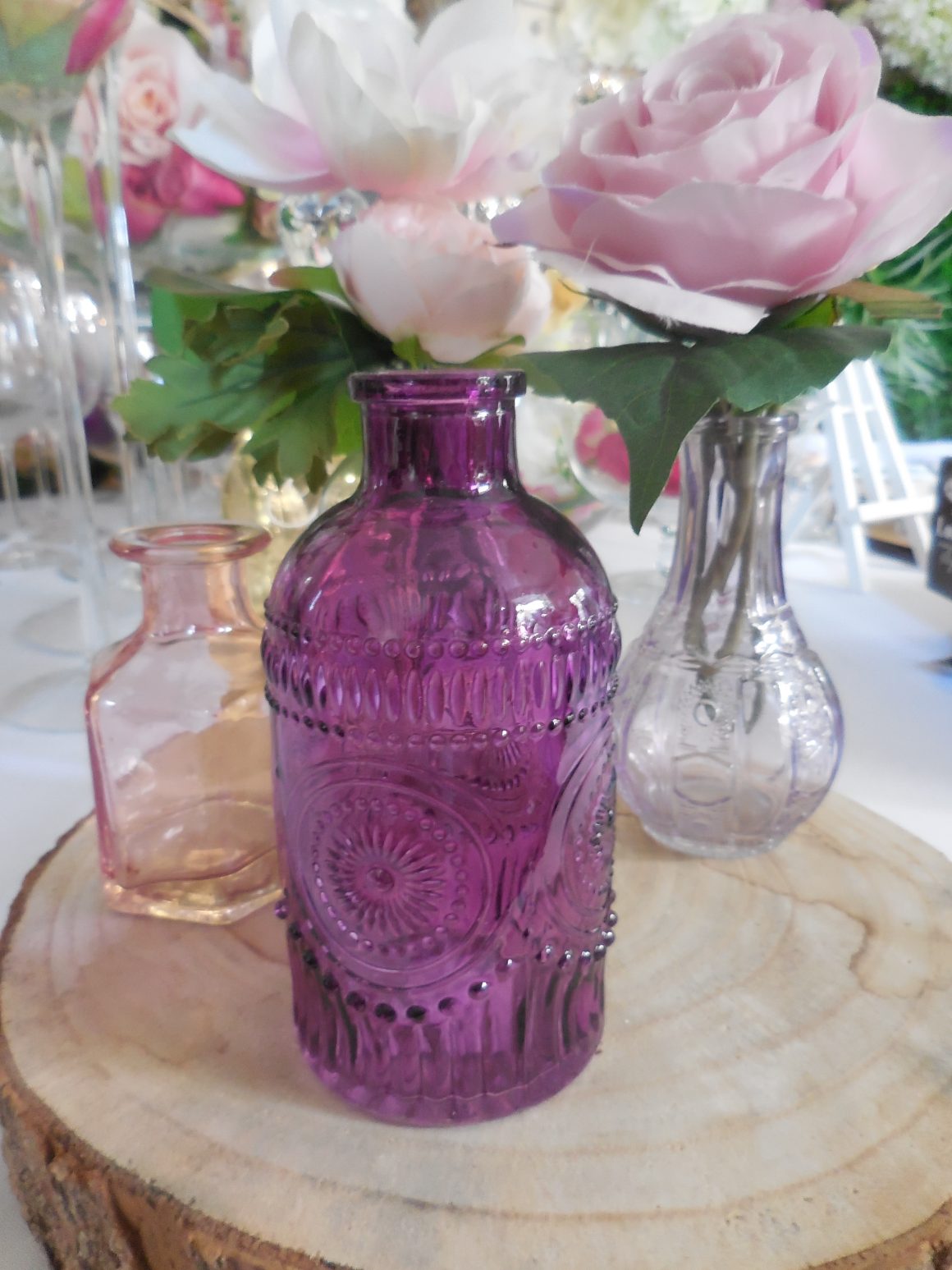 Bouteille flacon apothicaire Queen Lady prune - Location soliflore ...